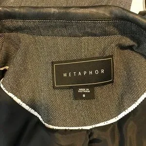 Metaphor | Jackets & Coats | Metaphor Blazer Jacket 8 Medium Gray Black ...